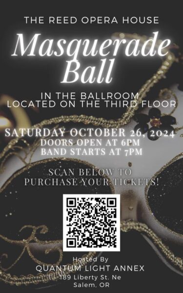 The 3rd Annual Masquerade Ball – The Reed Opera House